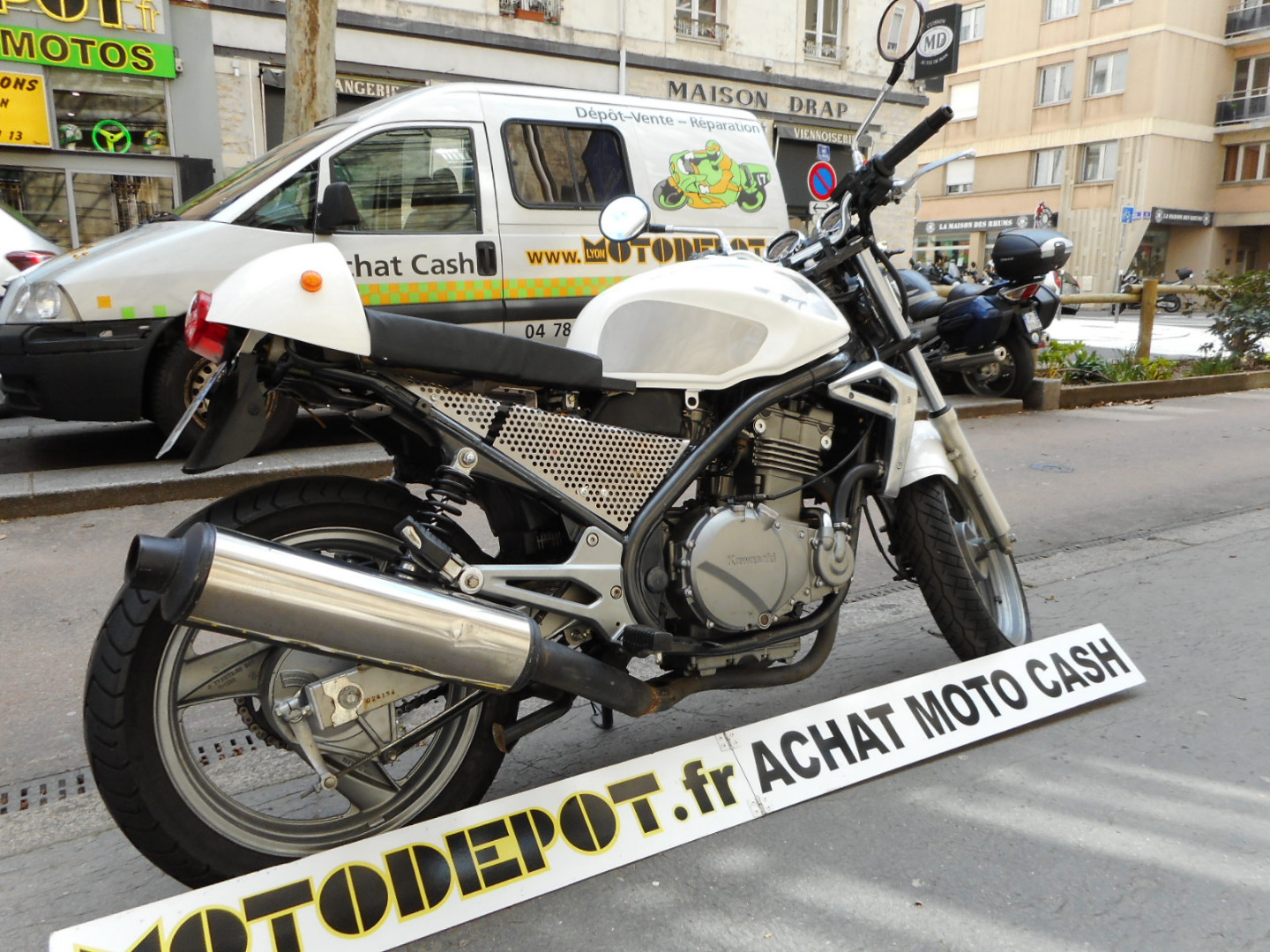 Moto depot : Motos d’occasion de 126 a 500 cc kawasaki, ER5 CAFE RACER ...